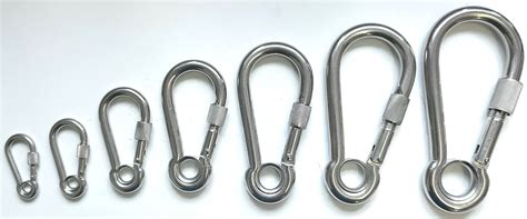 Stainless Steel Carbine Hook Screw Nut Seaware