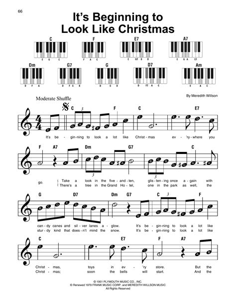 Its Beginning To Look Like Christmas Sheet Music Direct