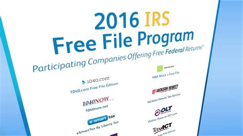 The Free File Program YouTube