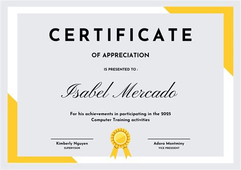 Membership Certificate Templates