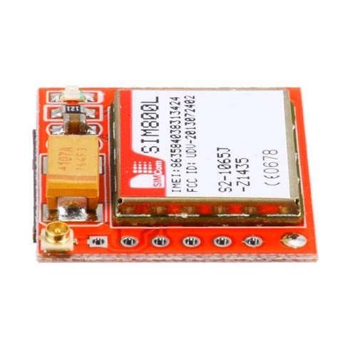 Modulo Gsm Gprs Sim800l Quad Band Ttl Arduino Porta Scheda Micro Sim