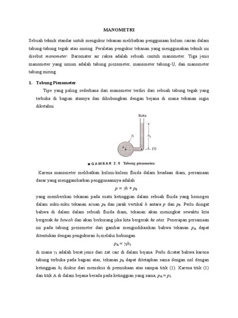 Tabung Piezometer Pdf