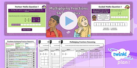 Planit Maths Y6 Fractions Lesson Pack Multiplying Fractions 3