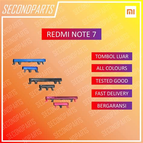 Jual TOMBOL LUAR POWER ON OFF VOLUME REDMI NOTE Shopee Indonesia