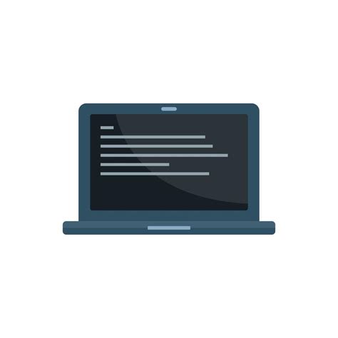 Laptop Operating System Icon Flat Isolated Vector 14933606 Vector Art