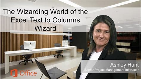 The Wizarding World Of The Excel Text To Columns Wizard Youtube