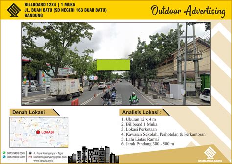 Sewa Titik Billboard Dan Baliho Di Bandung Jl Buah Batu SD Negeri