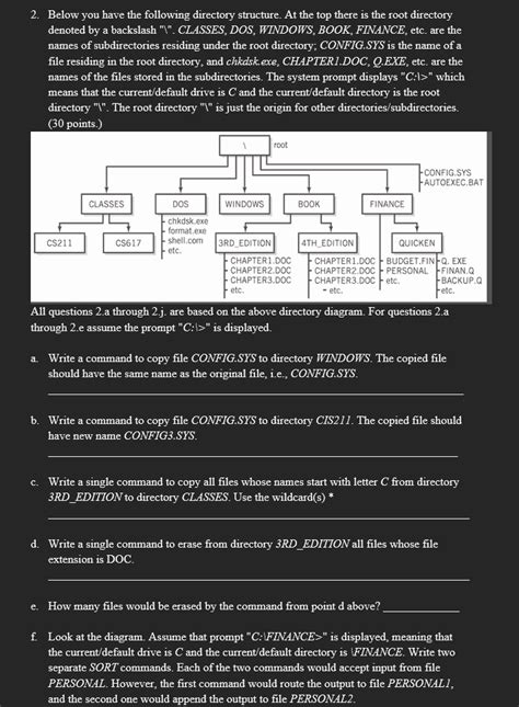 Solved Below You Have The Following Directory Structure Chegg