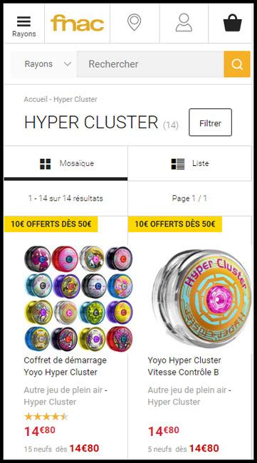 Où Acheter Un Yoyo Hyper Cluster Pas Cher Coach I And I