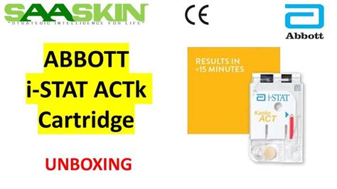 Abbott I Stat Actk Cartridge Medical Poct Cartridges Unboxing