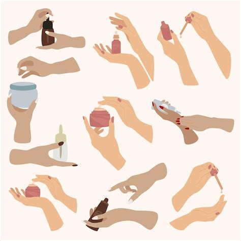 Premium Vector Hand Holding Skincare Product