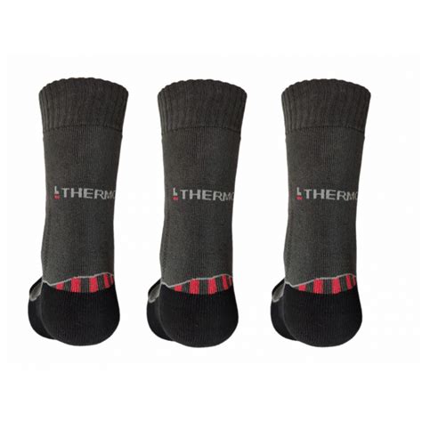6x Grube skarpetki Trekkingowe Thermo Frotte podwójna frota bawełna