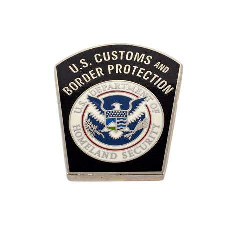 Cbp Officer Patch And Badge Established Challenge Coin