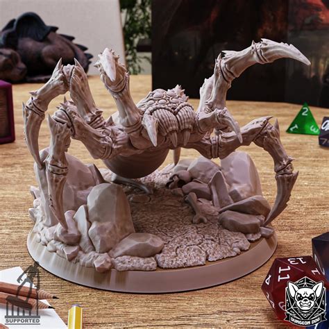 Giant Spider B Miniature For Dnd Dsa Rpg Tabletop Games Available