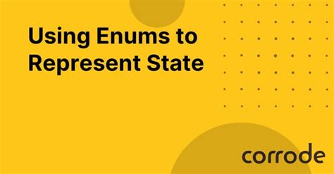using enums in rust to represent state r coding
