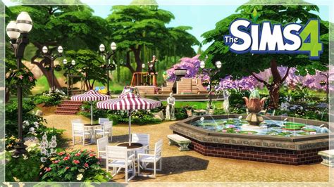 WILLOW CREEK PARK The Sims 4 Speedbuild No CC YouTube