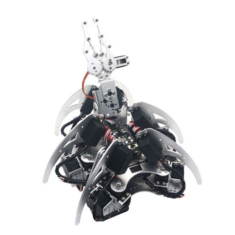 20DOF Aluminium Hexapod Robotic Spider Six Legs Robot Frame Kit