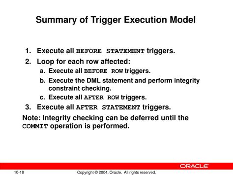 Ppt Creating Triggers Powerpoint Presentation Free Download Id2972390