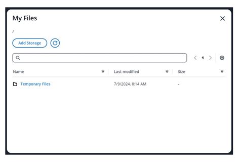 appstream file storage
