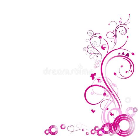 Abstract Pink Pattern With Swirls Stock Vector Illustration Of Swirls Abstract 65126958
