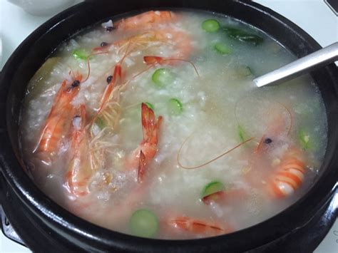 海鲜虾粥潮汕大山谷图库