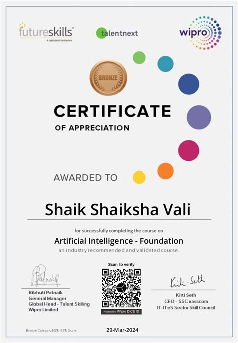 Shaik Shaiksha Vali On Linkedin Artificialintelligence Ai Foundationcourse Learningjourney