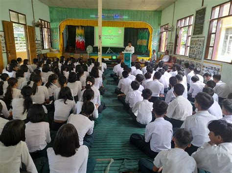 သရက်ချောင်းမြို့တွင် လူငယ်ရေးရာအသိပညာပေးဟောပြောပွဲကျင်းပ Information And Public Relations