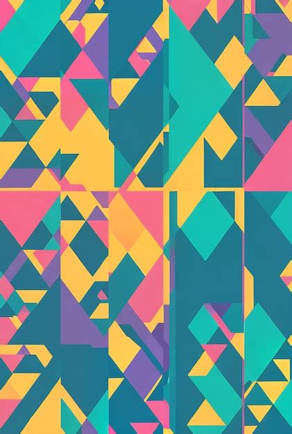Premium Ai Image Geometric Abstract Vintage Rectangular Shadow