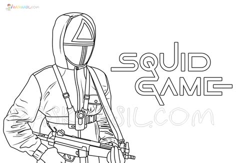 Squid Game Coloring Pages
