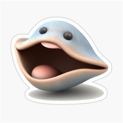 3d Rendering Of A Happy Smiling Clam Sticker For Sale By