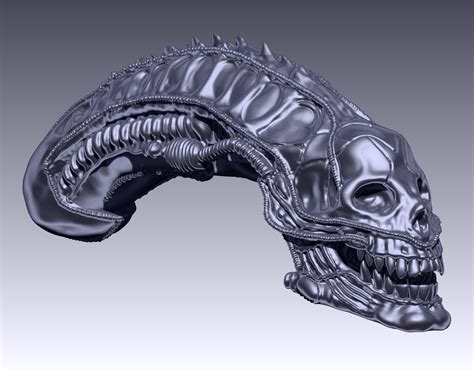 👽 Alien 1 Xenomorph Head・ Stl File For ・cults