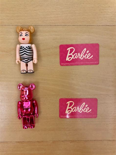 Bearbrick Series 21 Barbie And Barbie Secret Hobbies And Toys Toys And Games On Carousell