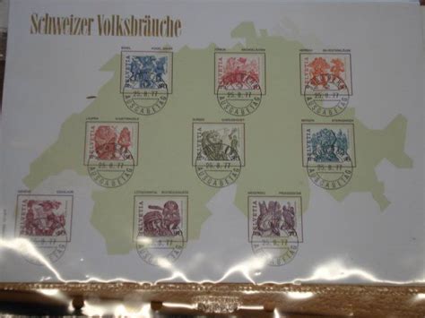 Set Grossbriefe Volksbräuche FDC Satz erblocks Kaufen auf Ricardo