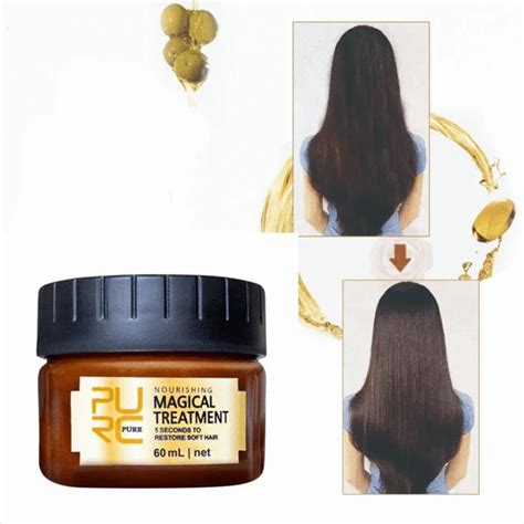 Purc 60ml Magical Hair Mask Treatment 5 Seconds Hair Root Repair