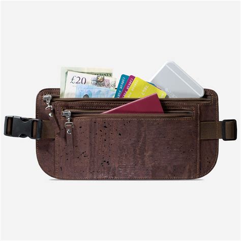 Travel Money Belt Slim Passport Holder Rfid Vegan