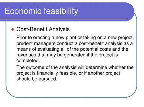 Ppt Feasibility Analysis Powerpoint Presentation Free Download Id