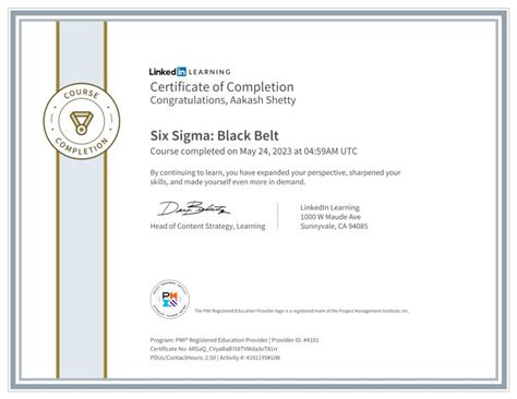 aakash shetty on linkedin certificate of completion