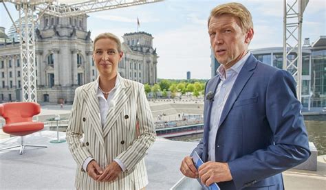 Alice Weidel Soll Im Tv Interviewt Werden Doch Dann Wird Es Plötzlich