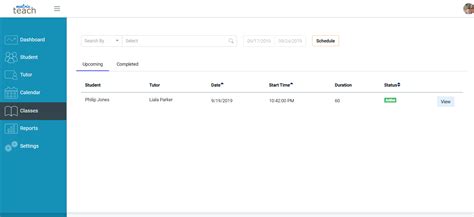 How To View Up Coming And Completed Classes Meetrix Teach Blog