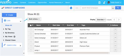 How Do I Allow Users To Perform Bulk Actions In Direct Campaigns
