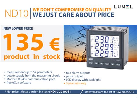 3 Phase Power Network Meter Lumel