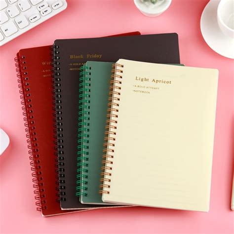tingtian a5 spiral notebook 80 sheets 160 pages vintage morandi
