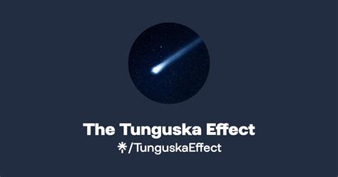 The Tunguska Effect Facebook Linktree