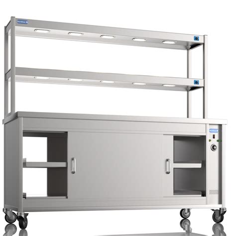 Double Tier Gantry And Pass Through Hot Cupboard 1800 Nordstar