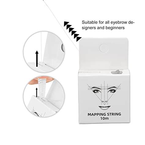 3pcs 32 8ft Microblading String Measurement 15ml Pre Inked Eyebrow