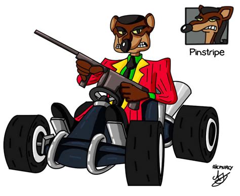 Pinstripe Ctr Fan Art Hype Nitro Fueled By Dingodileisgood On
