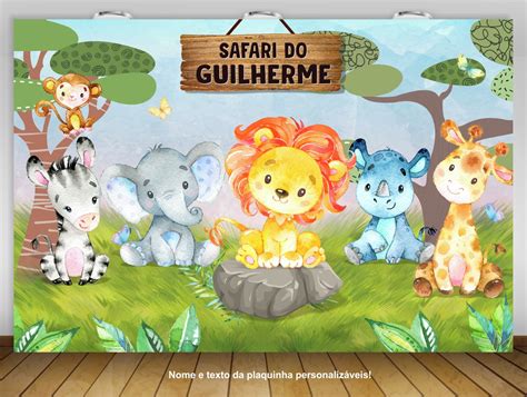 Painel Safari 1 50x1M IMPRESSÃO LONA Elo7 Produtos Especiais