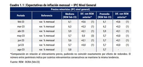 Los Consultores Económicos Relevados Por El Bcra Esperan Una Inflación