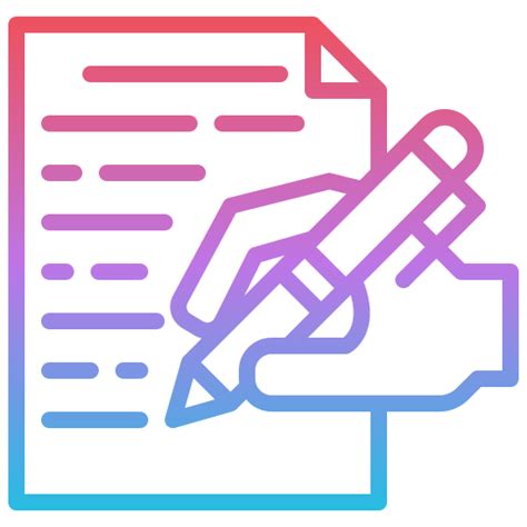 Icono De Formulario De Llenado Iconixar Gradient