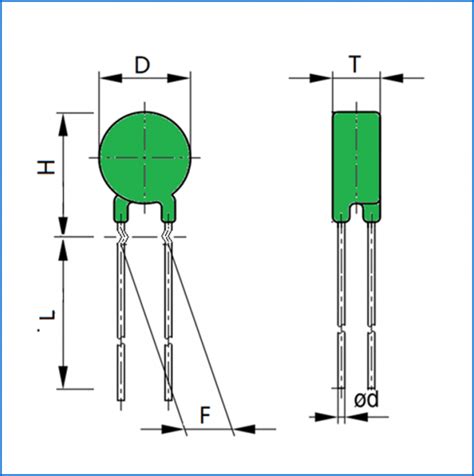 과전류 과열보호를 위한 선 전류 제한 소자 Ptc Ntc 서미스터 650r 80c